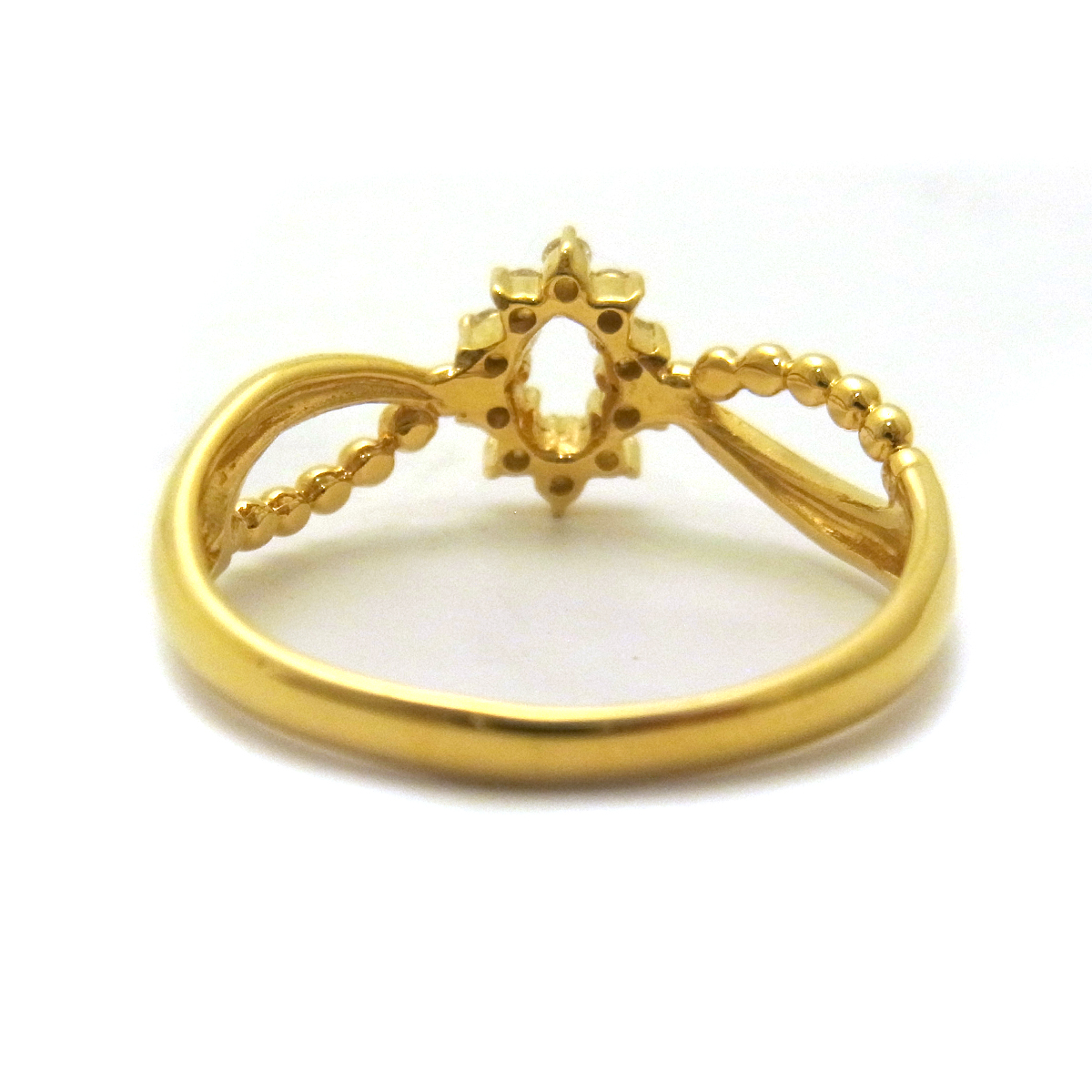 K18 ダイヤモンド指輪 12号 ゴールドカラー｜Reizm(リズム)